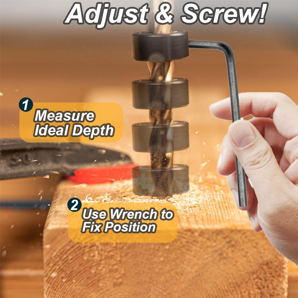 GFOUK™ Drill Limit Clamping Ring Set – G-FOUK