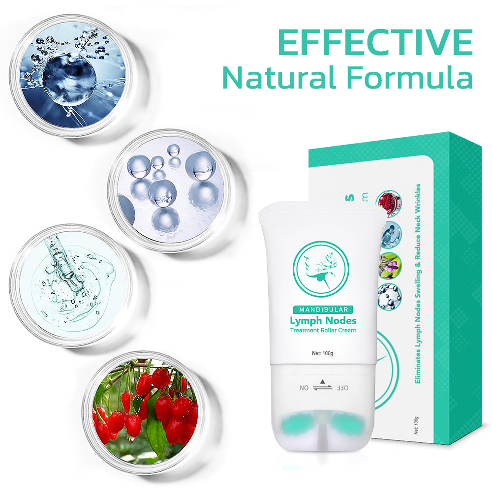 GFOUK™ Mandibular lymph Nodes Treatment Roller Cream – G-FOUK